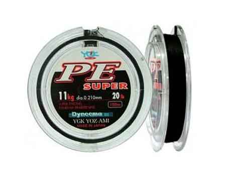 Леска PE Super (Ygk Yoz-Ami), плетеная, 0,38 мм, 30 кг, дл. 100 м, цвет ...